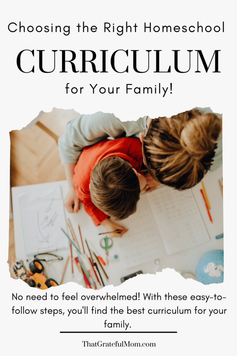 How to Choose the Right Homeschool Curriculum for Kids