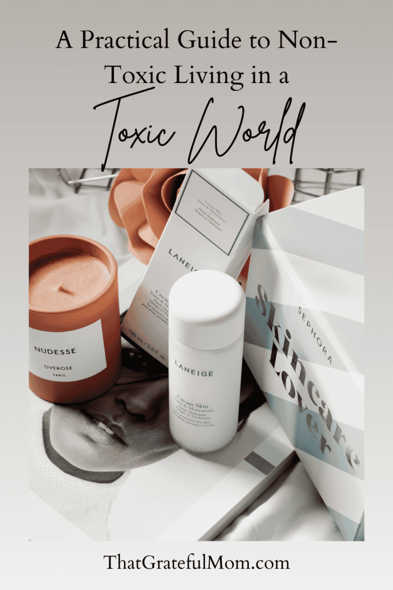 A Practical Guide to Non Toxic Living in a Toxic World - That Grateful Mom