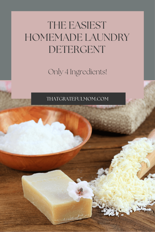 Easy Homemade Laundry Detergent - That Grateful Mom