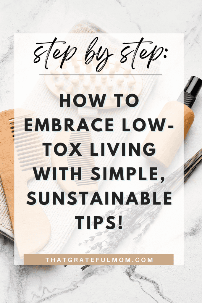 5 Easy Steps to a Low-Tox Lifestyle Today - That Grateful Mom
