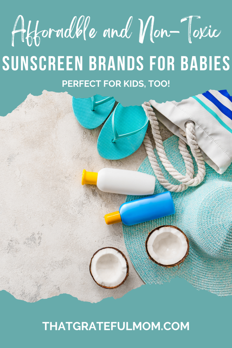 The Best Non-Toxic Sunscreen for Babies in 2025 - That Grateful Mom
